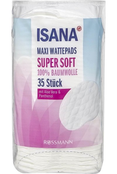 Isana Disk Pamuk Aloe Veralı, Maxi 35'li Isana Disk Pamuk Aloe Veralı, Maxi 35'li