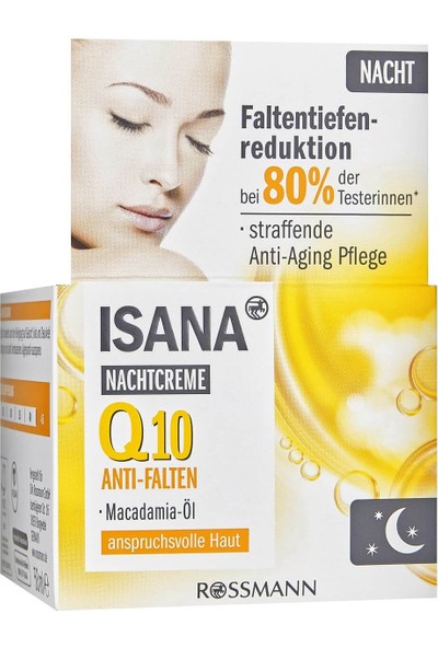 Isana Cilt Q10 Gece Kremi Kırışıklık Önleyici 50 ml Isana Cilt Q10 Gece Kremi Kırışıklık Önleyici 50 ml