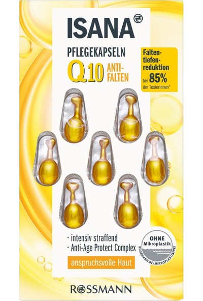 Isana Q10 Bakım Kapsülleri Kırışıklık Önleyici 7'li