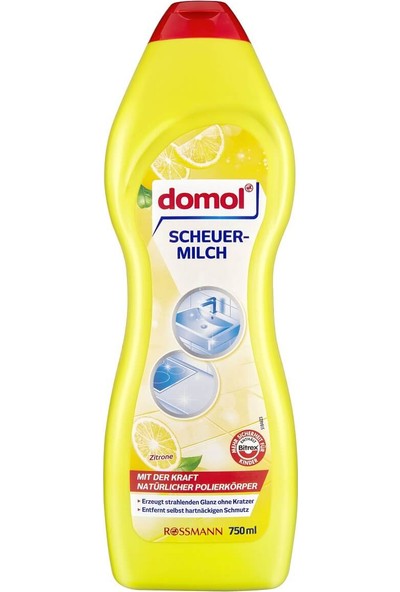 Domol Yüzey Temizleyici Krem Limon Özlü 750ml Domol Yüzey Temizleyici Krem Limon Özlü 750ml