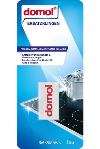 Domol Yüzey Temizleme Malası 5'li Yedek Başlık