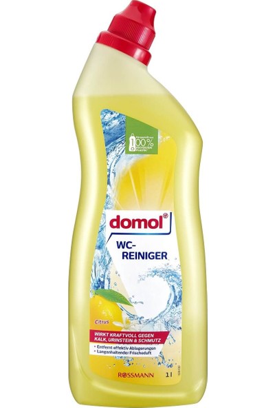 Domol Tuvalet Temizleyici Jel Narenciye 1 lt