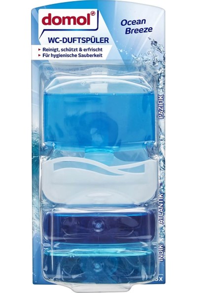 Domol WC Kokusu Sıvı 3 x 55 ml Okyanus