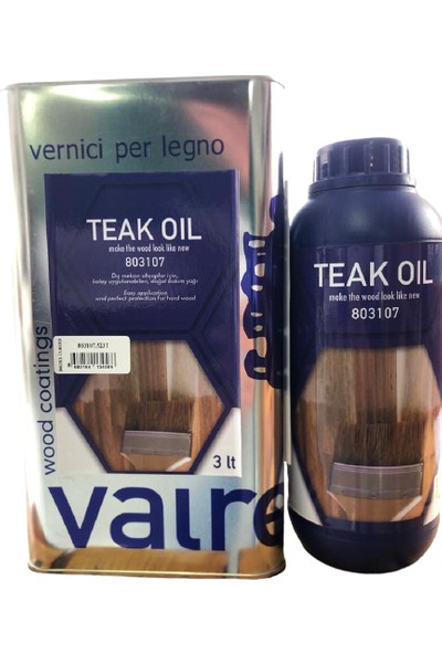Valresa Ithal Teak Oil - Valresa Ithal Tik Yağı 0,75 Lt Valresa Ithal Teak Oil - Valresa Ithal Tik Yağı 0,75 Lt