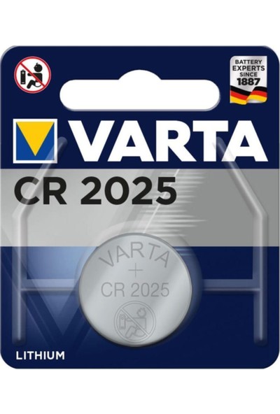 Varta Lityum Profesyonel Düğme Pil 3 V CR2025 10 Lu Varta Lityum Profesyonel Düğme Pil 3 V CR2025 10 Lu