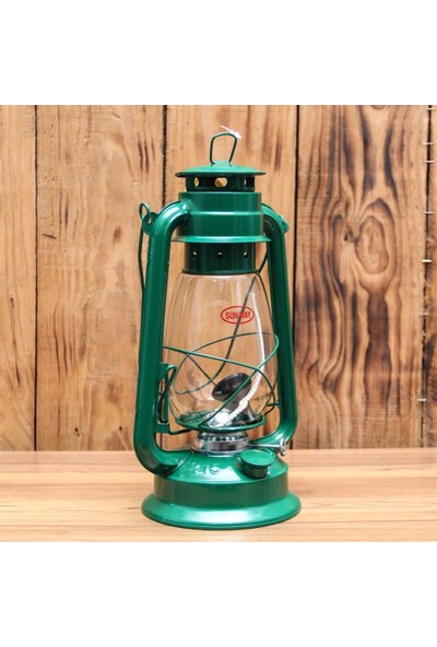 Arentek Gemici Feneri Gaz Lambası Büyük Boy 30 cm Yeşil Dekoratif Arentek Gemici Feneri Gaz Lambası Büyük Boy 30 cm Yeşil Dekoratif