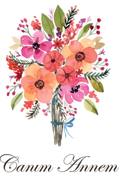 Özgür Anneler Günü Tebrik Kartı