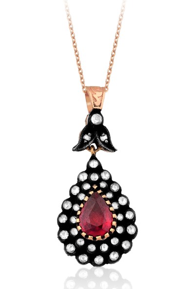 Emel Pırlanta 1.94 ct Elmas Yakut Kolye Emel Pırlanta 1.94 ct Elmas Yakut Kolye