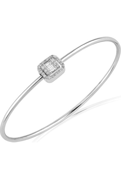 Emel Pırlanta 0.25 ct Pırlanta Baget Bileklik