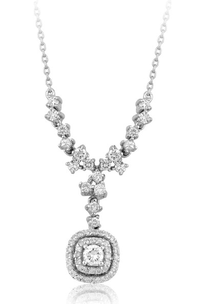 Emel Pırlanta 0.74 ct Pırlanta Fantazi Kolye Emel Pırlanta 0.74 ct Pırlanta Fantazi Kolye