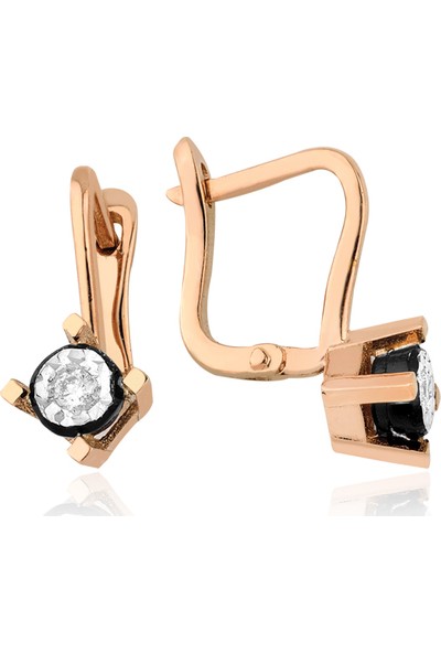 Emel Pırlanta 0.08 ct Elmas Küpe Emel Pırlanta 0.08 ct Elmas Küpe