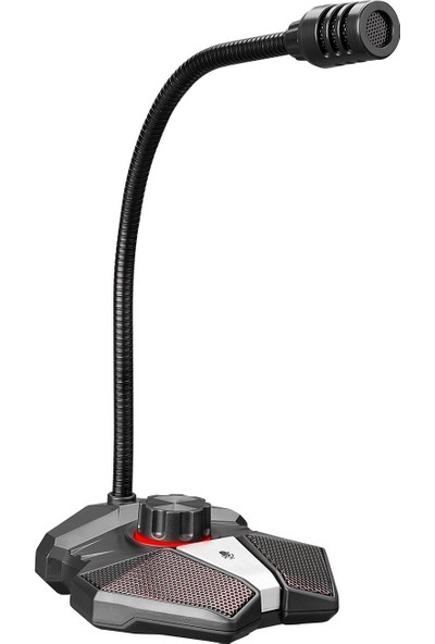 Rampage Rmx-M8 Tornado Gri USB Masaüstü LED Mikrofon Rampage Rmx-M8 Tornado Gri USB Masaüstü LED Mikrofon