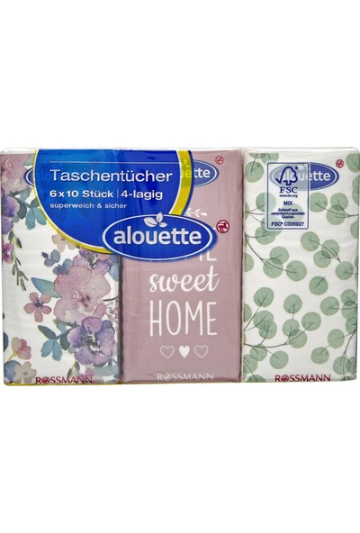 Alouette Kağıt Mendil 10 x 6'lı