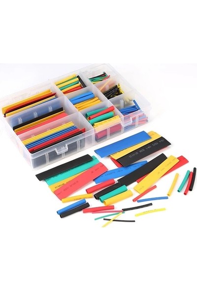 Ayma Ef Isı Polyolefin Shrink Boru Daralan Makaron Set Kutulu 328'Lİ Ayma Ef Isı Polyolefin Shrink Boru Daralan Makaron Set Kutulu 328'Lİ
