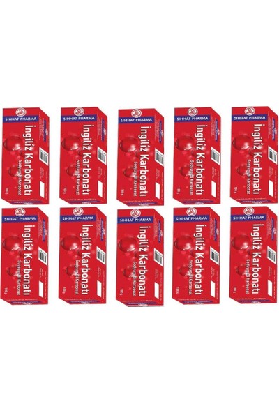 Sıhhat Pharma In griliz Karbonatı 100 gr 10 Adet