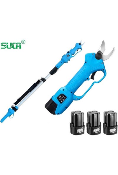 Suca Sc 8603 Akülü Budama Makası ve Uzatma Aparatı 3 Akülü