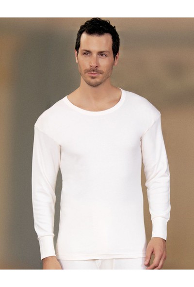 Gümüş İç Giyim Gümüş 4016 Interlok Fanila (Krem-Gri)