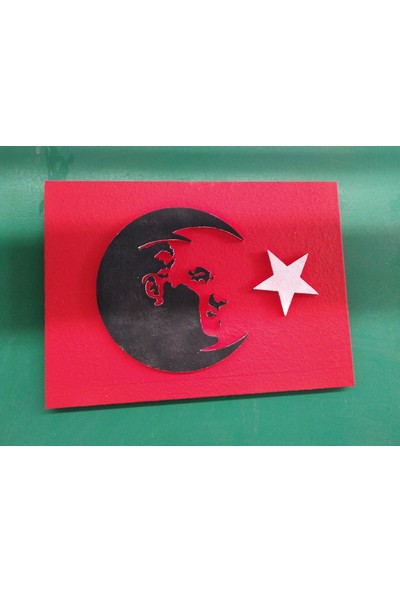 Pakpiyer Atatürk Duvar Süs Köpük Dekor Strafor Kırmızı Boyalı Pakpiyer Atatürk Duvar Süs Köpük Dekor Strafor Kırmızı Boyalı