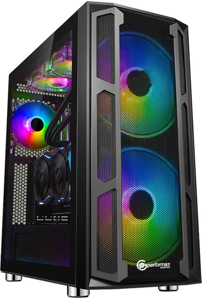 Performax Tyrant Siyah Temp. Cam ARGB 3 x Fan E-ATX Performax Tyrant Siyah Temp. Cam ARGB 3 x Fan E-ATX