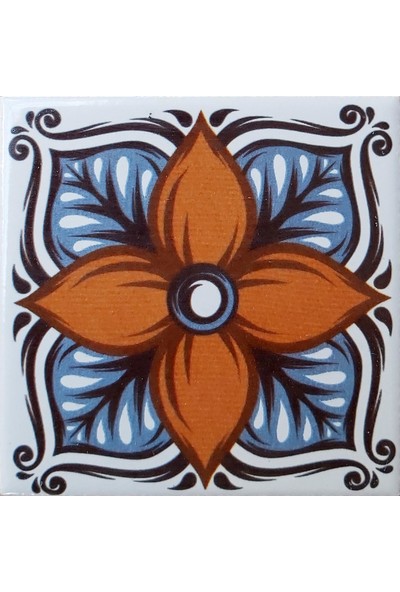 Can Seramik 10*10 Cm Cç6 Kütahya Çini Karo 5'li 1 Paket Can Seramik 10*10 Cm Cç6 Kütahya Çini Karo 5'li 1 Paket