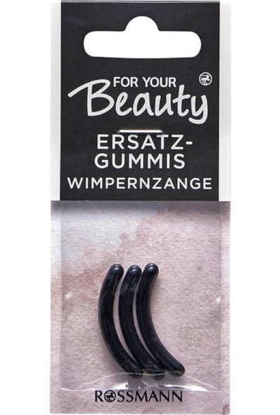 For Your Beauty Kirpik Kıvırıcı Yedek Lastiği Black 3 Adet