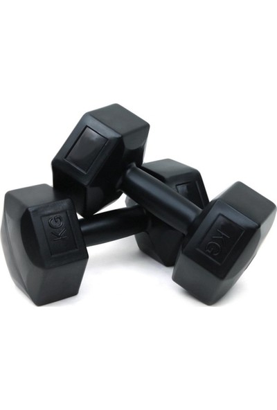 Ecgspor 16 kg Vinyl Dambıl Seti 8 kg x 2 Adet Toplam 16 kg Ecgspor 16 kg Vinyl Dambıl Seti 8 kg x 2 Adet Toplam 16 kg