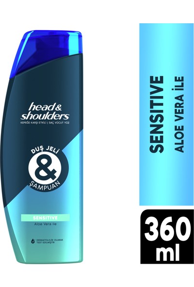 Head&Shoulders Head & Shoulders Duş Jeli ve Şampuan Sensitive 360 ml Head&Shoulders Head & Shoulders Duş Jeli ve Şampuan Sensitive 360 ml
