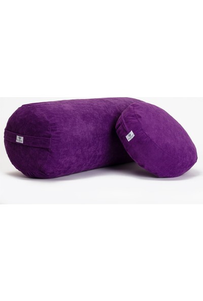 Nui Yoga Mor Bolster & Meditasyon Minderi