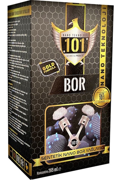 101 Sentetik Nano Bor Yağlayıcı-Yağ Katkısı 101 Sentetik Nano Bor Yağlayıcı-Yağ Katkısı