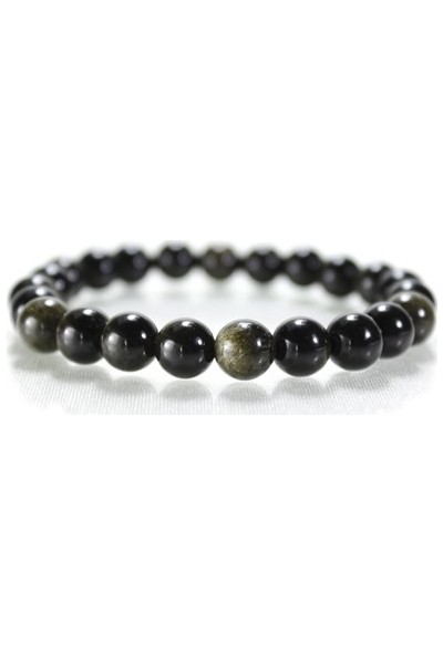 Ilgın Doğal Taş Gold Obsidyen Taşı Doğal Taş Bileklik 10 mm Ilgın Doğal Taş Gold Obsidyen Taşı Doğal Taş Bileklik 10 mm