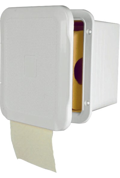 Sealux Case For Toilet Paper W/ Door, 160X160MM, White Sealux Case For Toilet Paper W/ Door, 160X160MM, White