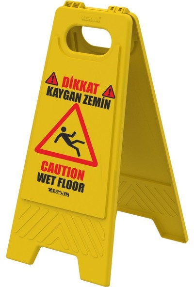 Zeplin Kaygan Zemin Levhası Ppc - Kaygan Zemin Baskılı Folyolu