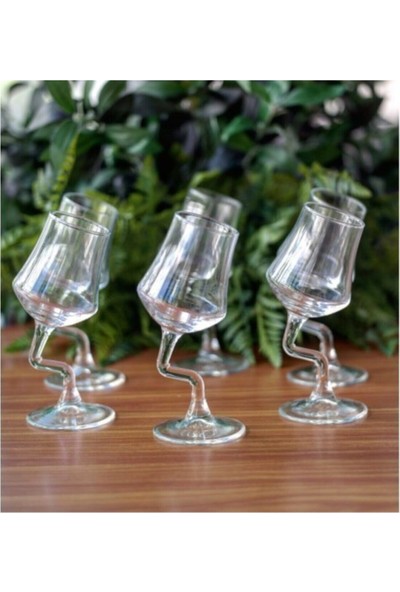 Paşabahçe Eğri Kahve Yanı Bardağı 6'lı