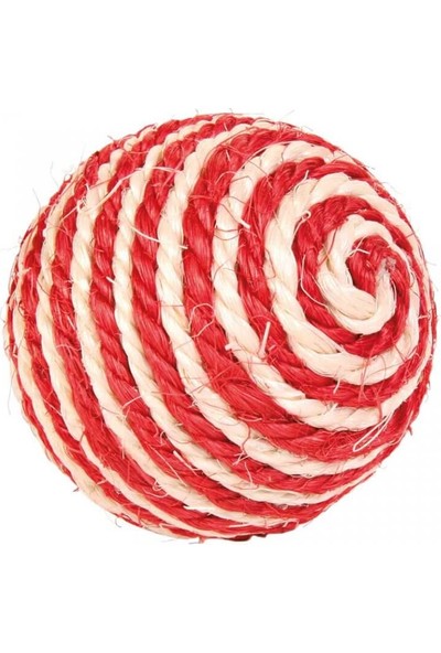 Truego Renkli Ip Sarma Top Kedi Oyuncağı 5 cm