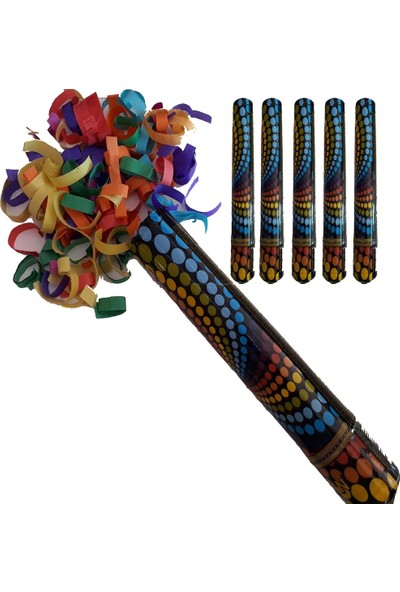 Arentek Renkli Karnaval Konfeti - 30CM - 5 Adet - Doğum Günü - Parti Arentek Renkli Karnaval Konfeti - 30CM - 5 Adet - Doğum Günü - Parti