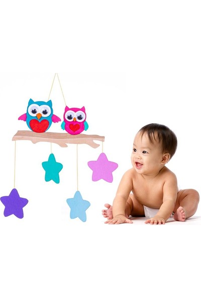 Ingodı Sevimli Baykuşlar ve Yıldızlar Ahşap Dönence Bebek Beşik Oyuncağı Ingodı Sevimli Baykuşlar ve Yıldızlar Ahşap Dönence Bebek Beşik Oyuncağı