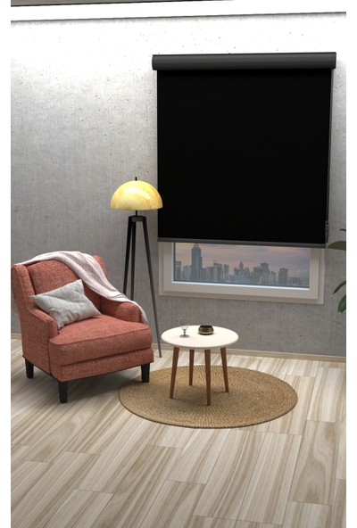 Cortibo Polyester Stor Perde Siyah Cortibo Polyester Stor Perde Siyah