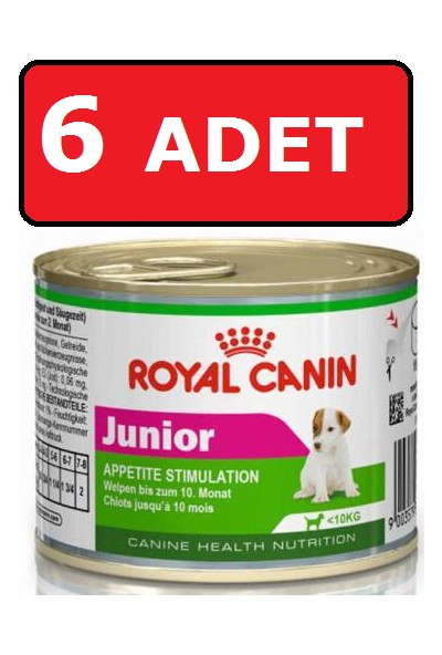 Royal Canin Mini Junior Küçük Irk Yavru Köpek Konservesi 195 gr x 6 Adet Royal Canin Mini Junior Küçük Irk Yavru Köpek Konservesi 195 gr x 6 Adet