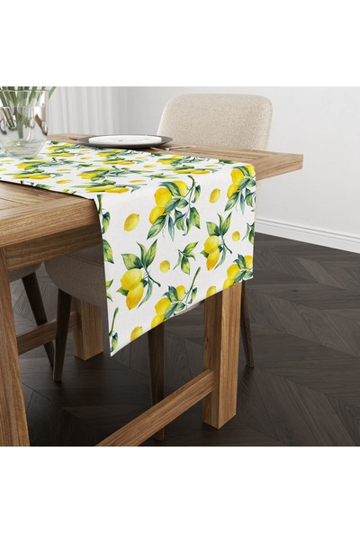 Ysa Home Suluboya Meyveler Temalı Dekoratif Modern Runner Ysa Home Suluboya Meyveler Temalı Dekoratif Modern Runner