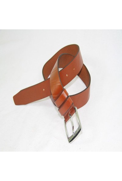 Ysk Derimine Deri 3,5cm Yatay Çizgili Taba Renk Erkek Kemer Ysk Derimine Deri 3,5cm Yatay Çizgili Taba Renk Erkek Kemer