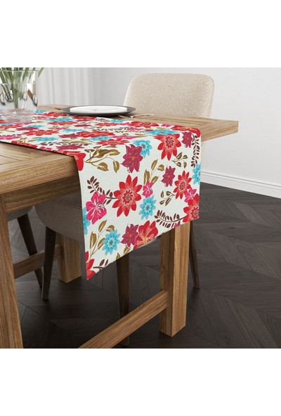 Ysa Home Çiçek Desenli Dekoratif Modern Runner Ysa Home Çiçek Desenli Dekoratif Modern Runner