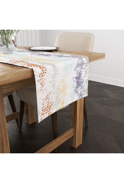 Ysa Home Soyut Temalı Dekoratif Modern Runner