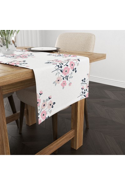 Ysa Home Çiçek Desenli Dekoratif Modern Runner Ysa Home Çiçek Desenli Dekoratif Modern Runner