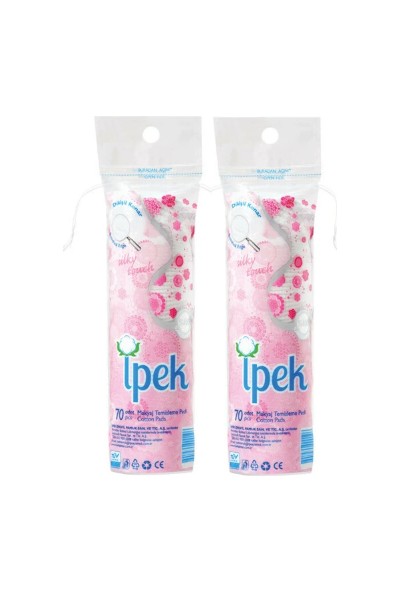 Ipek Makyaj Temizleme Pedi 70'li x 2 Adet Ipek Makyaj Temizleme Pedi 70'li x 2 Adet