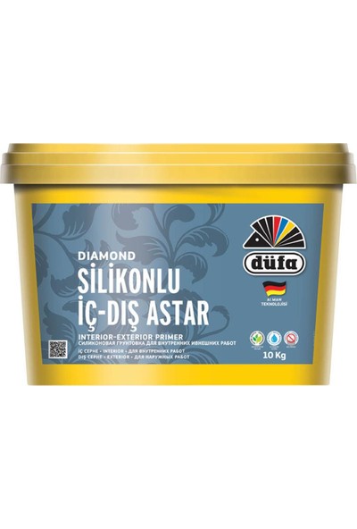 Düfa Iç Cephe ve Dış Cephe Astar Diamond Silikonlu 10 kg Düfa Iç Cephe ve Dış Cephe Astar Diamond Silikonlu 10 kg