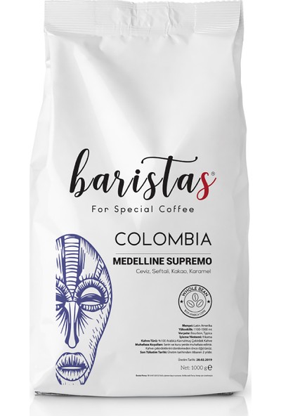 Baristas Colombia 1 kg