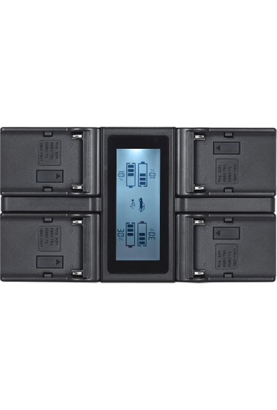 Andoer NP-F970 4 Kanallı Dijital Kamera Pil Şarj Cihazı NP-F970 Uk (Yurt Dışından)