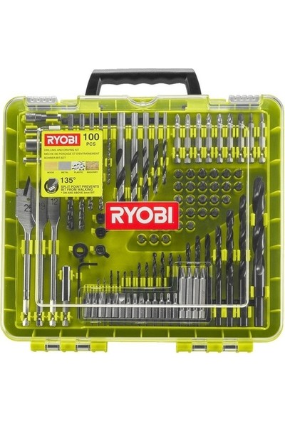Ryobi RAKDD90 Set Vidalama Delme Uçları Ryobi RAKDD90 Set Vidalama Delme Uçları