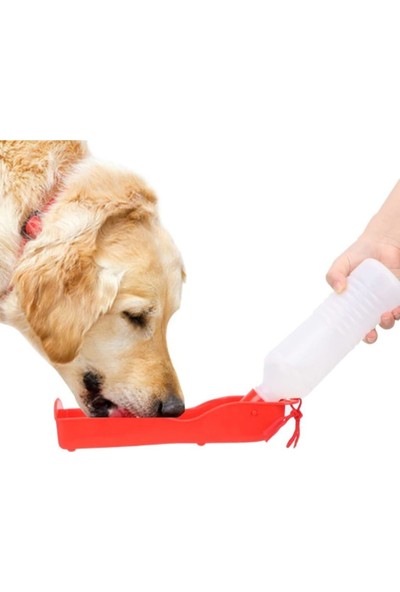 Tvet Kedi Köpek Seyahat Suluğu 500 ml Kırmızı T39541