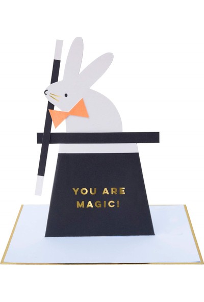 Meri Meri Sihirli Tavşan Tebrik Kartı Meri Meri Sihirli Tavşan Tebrik Kartı